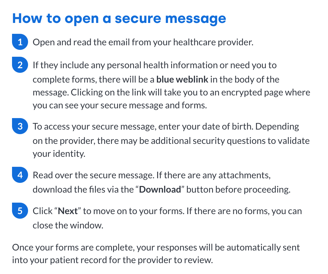 Ocean FAQs — Bloom Family Practice